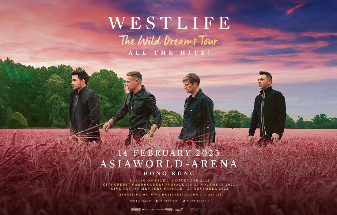 AsiaWorld-Expo - Westlife The Wild Dreams Tour | AsiaWorld-Expo