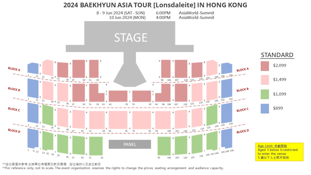 2024 Baekhyun Asia Tour [Lonsdaleite] | Asiaworld-Expo